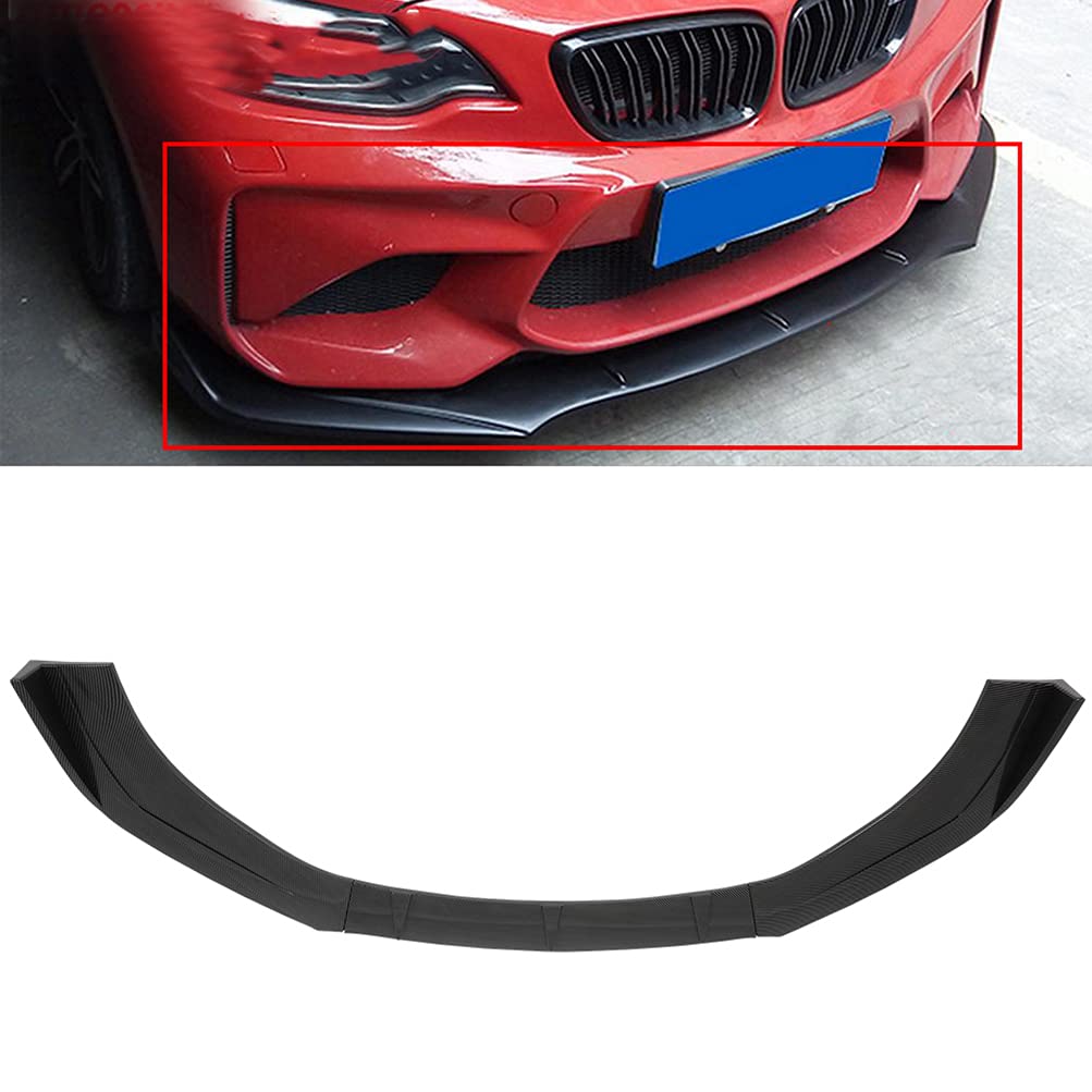 Buy Front Lip Body Kit PP Fits for Most Cars Universal Front Bumper Lip ...