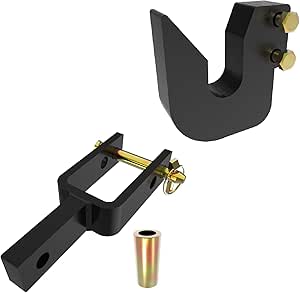 Amazon.com: NATSTEEL ATTACHMENTS Quick Hitch Top Hook Cat 1 & Adapter ...