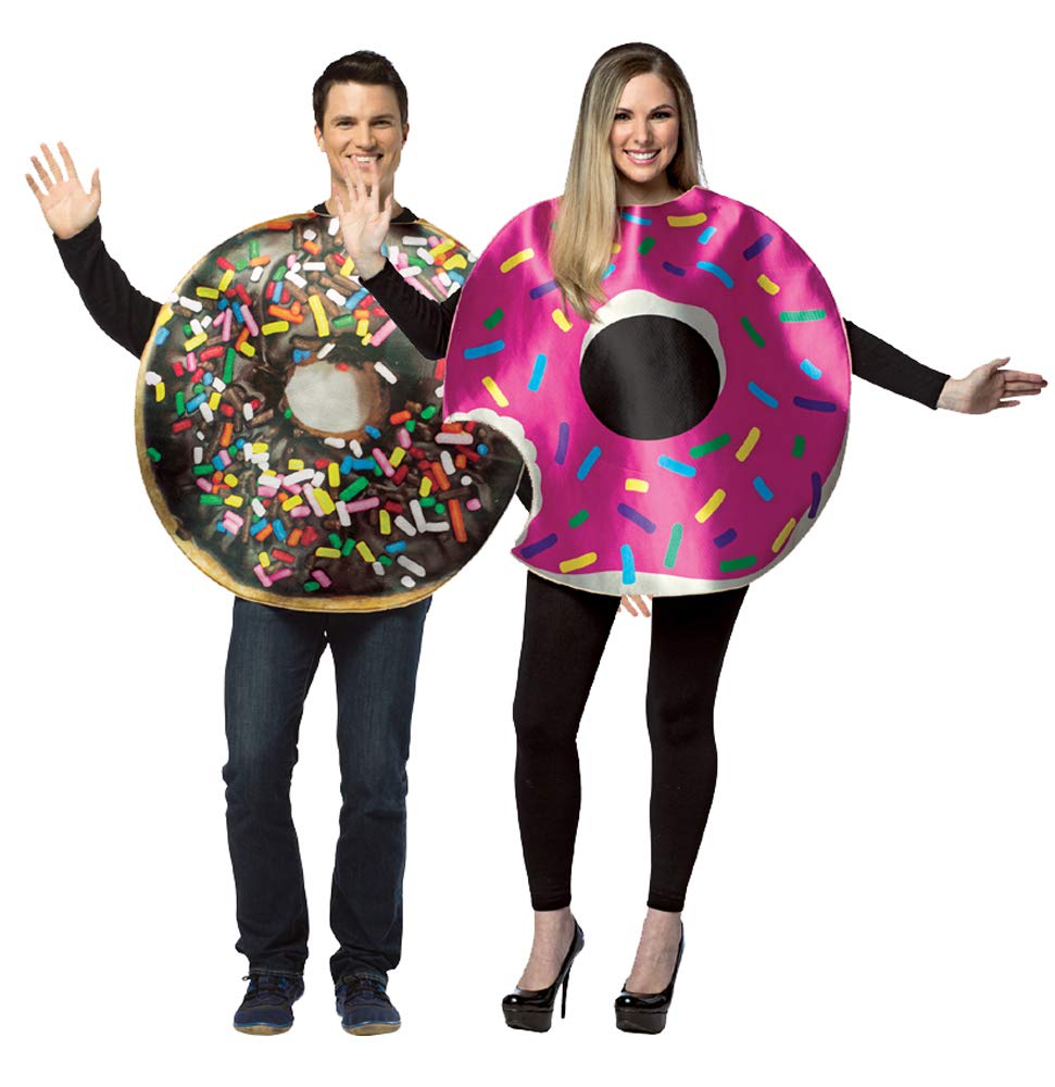 Amazon.com: Future Memories Donut Couples Costumes Set - Chocolate ...