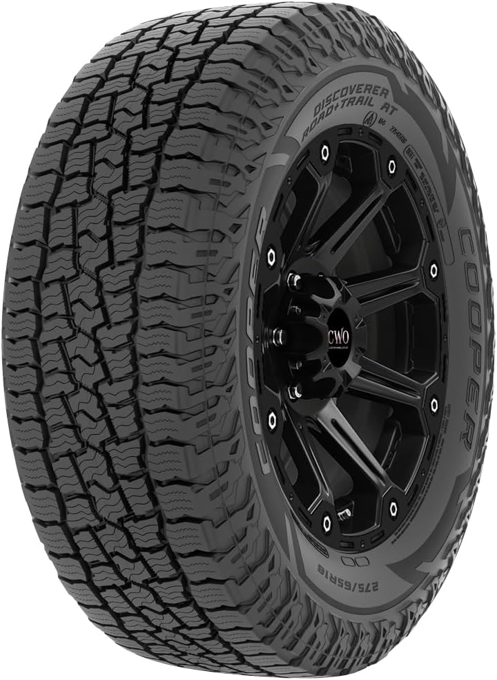 Amazon.com: Cooper Discoverer Road and Trail AT All-Terrain Tire, 275/65R18 SL 116H, Set of 1 ...