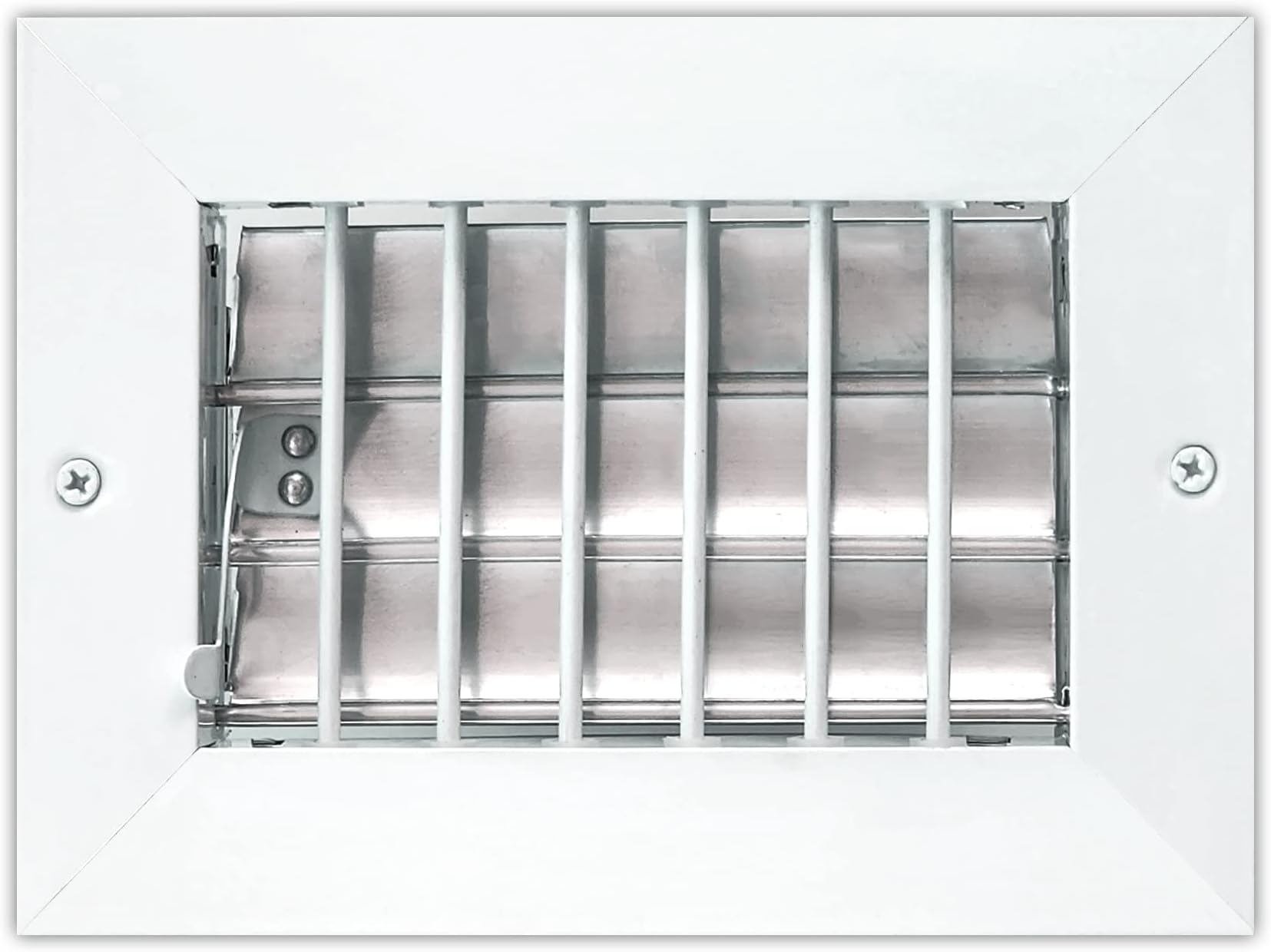 18" x 18" Anodized HVAC Fixed Louvre Exterior Grille Air Vent Aluminum ...