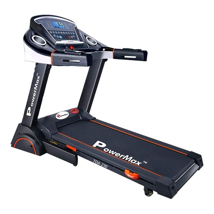 Buy PowerMax Fitness TDA-230M (4HP Peak) Smart Folding Electric ...