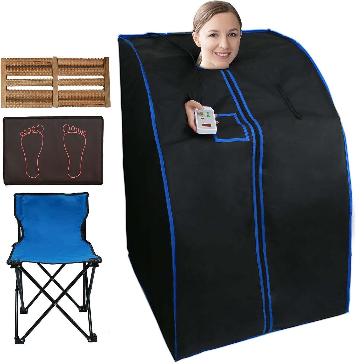 Karpevta Portable Far Infrared Sauna, Portable Full Body Sauna ...