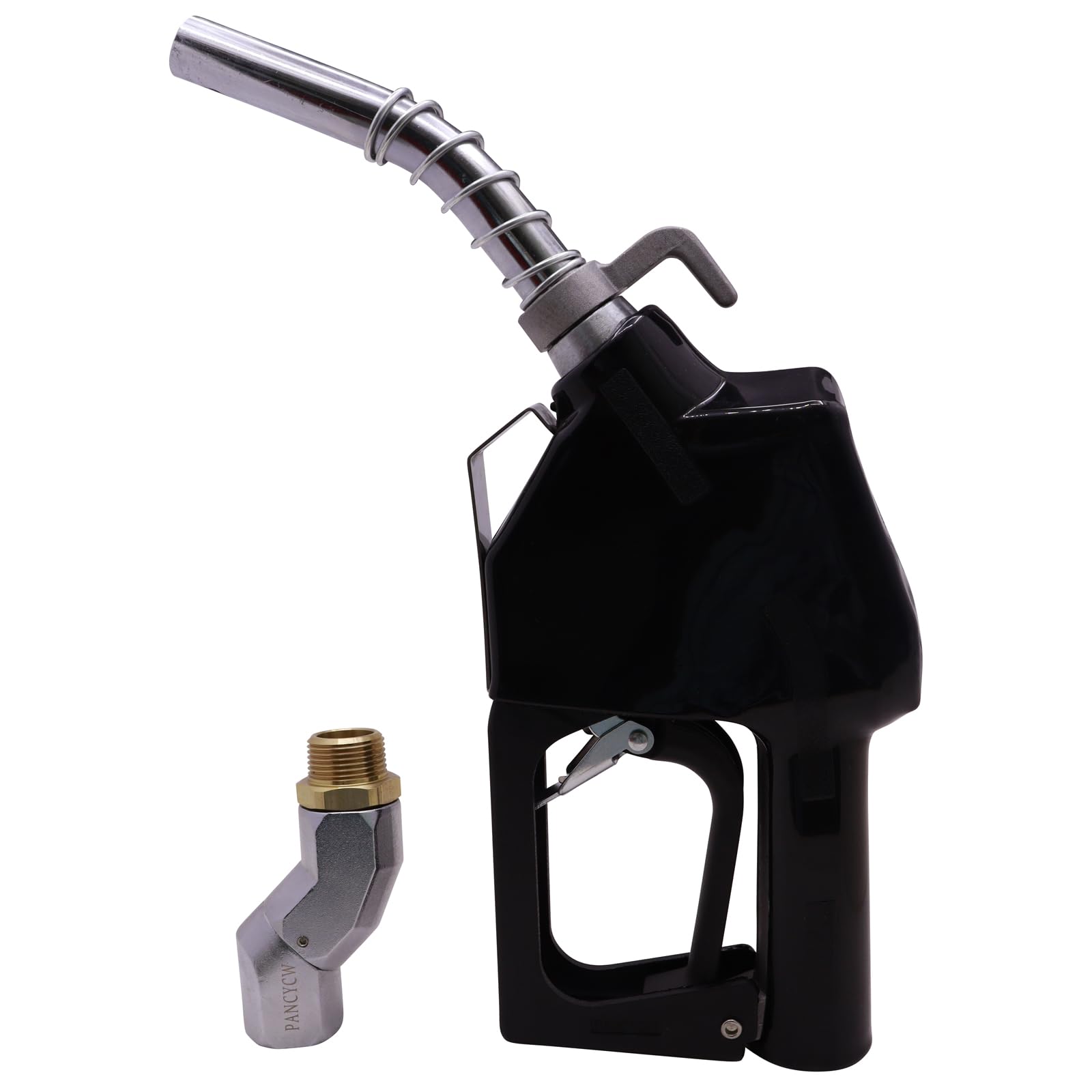 Snapklik.com : PANCYCW 3/4"Inch NPT Auto Shut Off Black Fuel Nozzle Kit