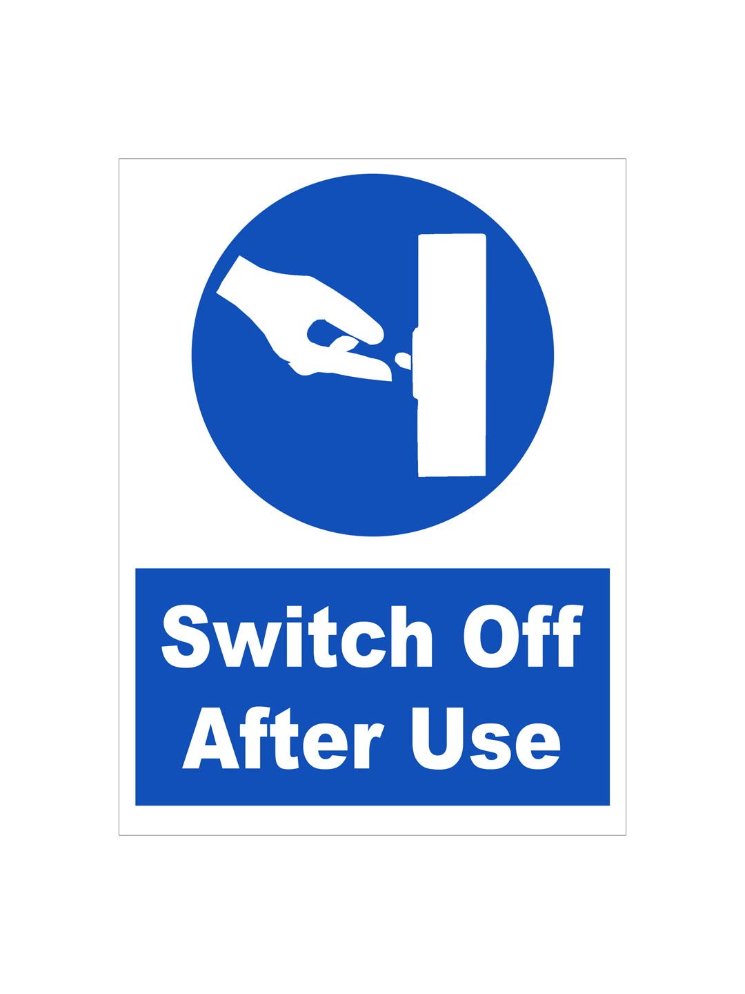 999Store office supplies sunboard switch off switch after use sticker ...