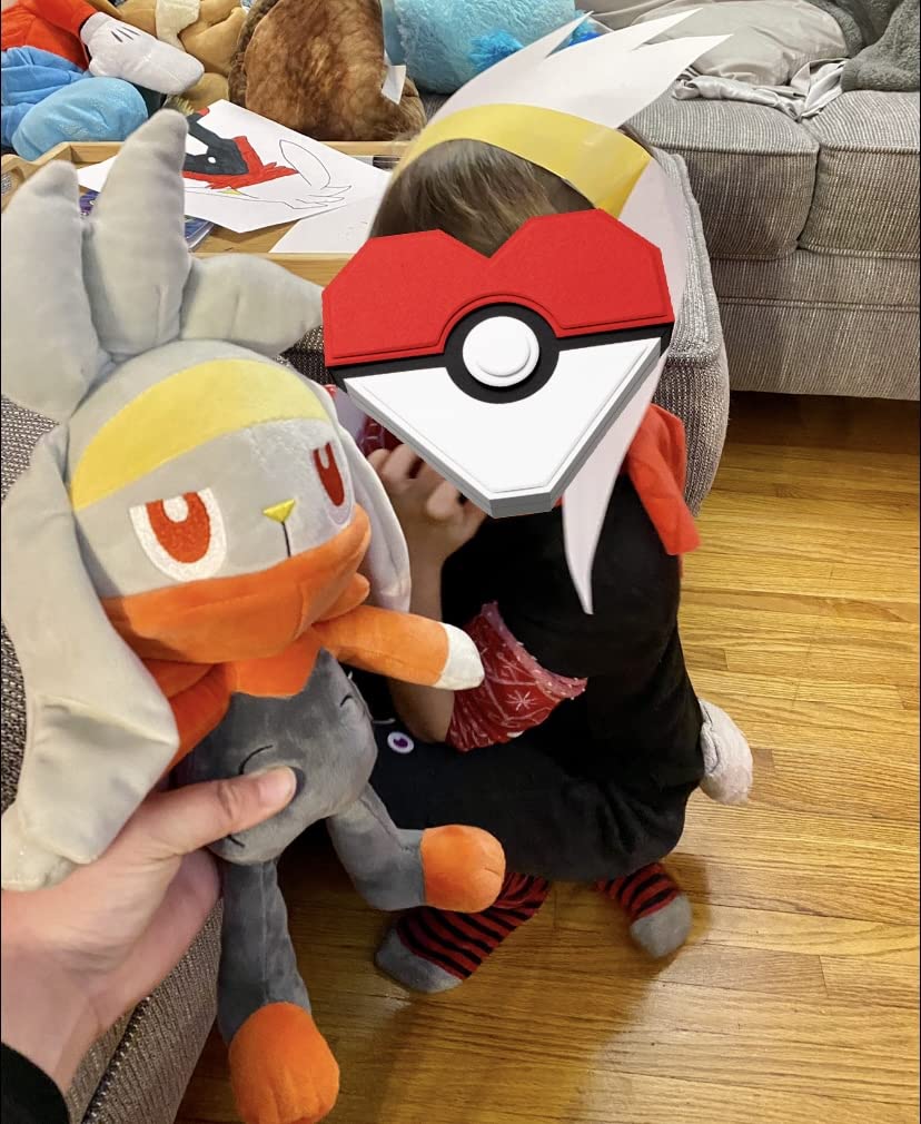 Amazon.com: Pokémon Large 12" Raboot Plush - Officially Licensed ...