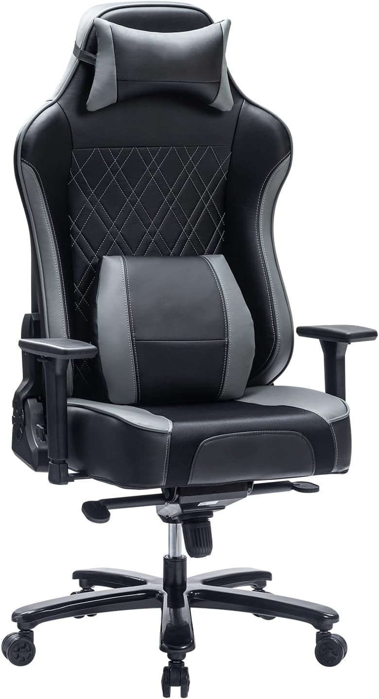 Amazon.com: Fantasylab 400lb Gaming Chair Big Tall Breathable Office ...