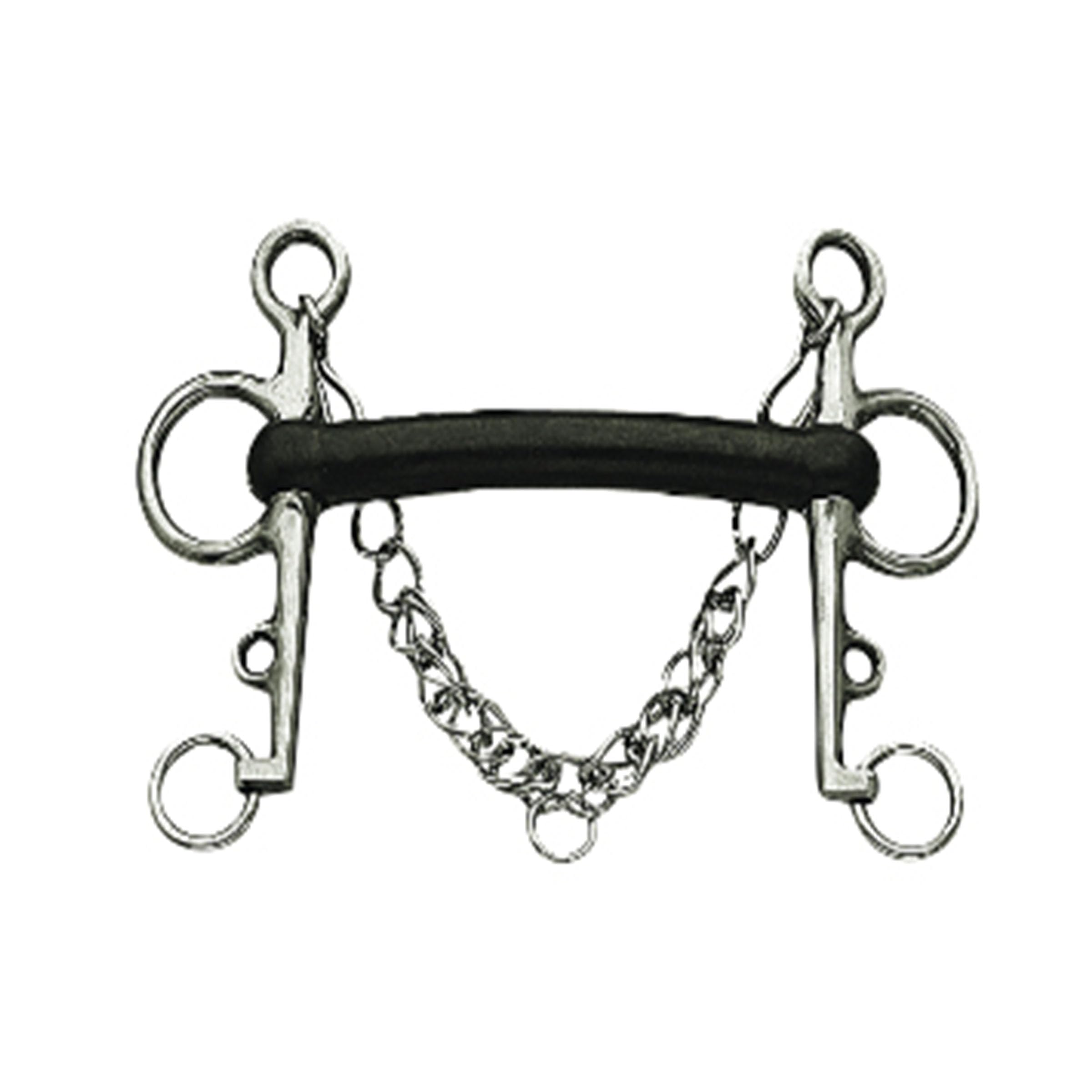 Amazon.com : Korsteel Hard Rubber Mullen Mouth Pelham Bit, 5" : Horse ...