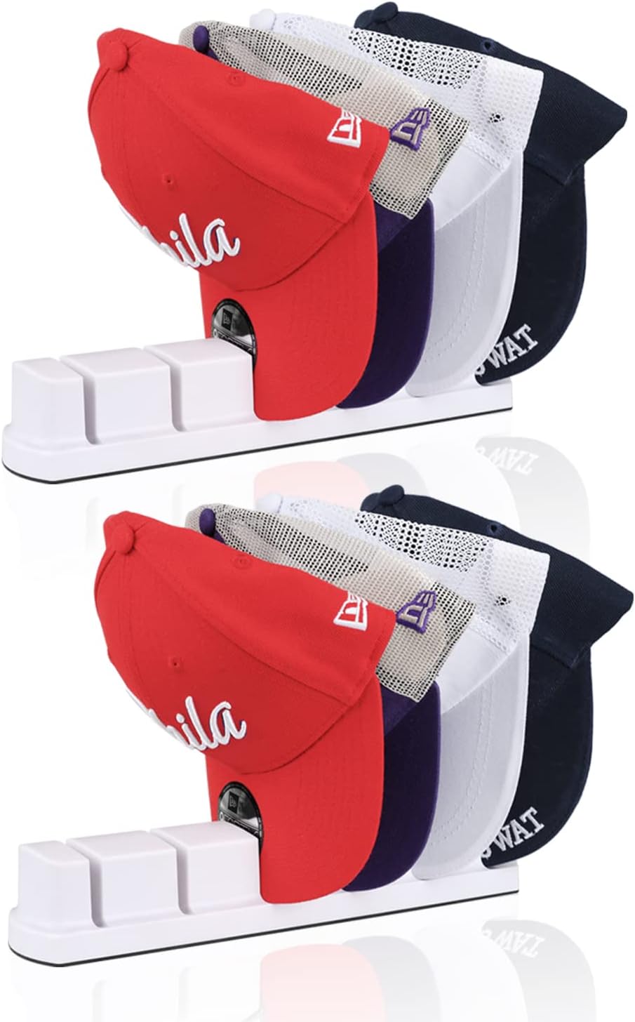 Amazon.com: CANRAY Hat Storage for Baseball Caps (2 Pack), Desk Ball ...