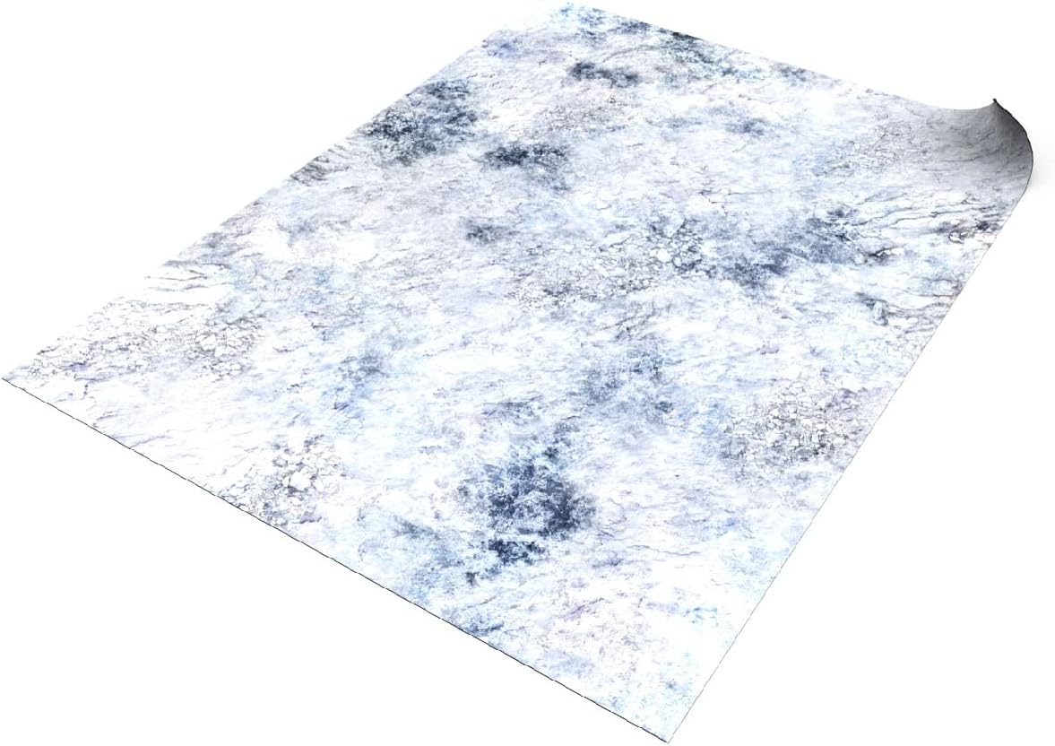 PLAYMATS Rubber Mat for Battle Games - Warhammer 40K - Ice 44 x 60 ...