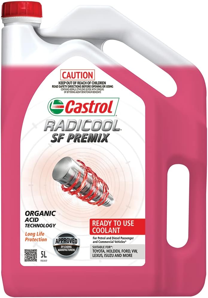 Castrol Radicool SF Premix Coolant 5 Litre: Automotive: Amazon.com.au