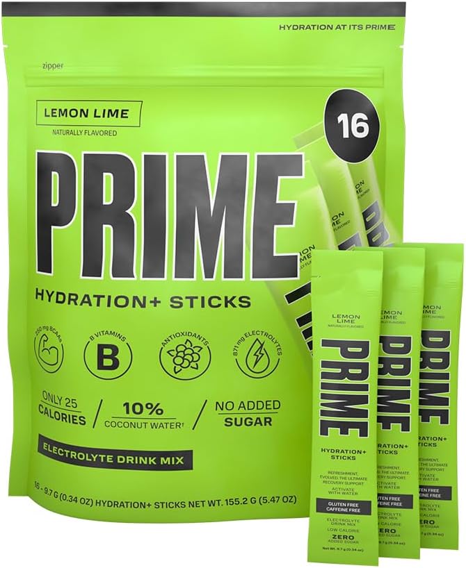 Amazon.com : Prime Hydration+ Electrolyte Powder Mix Sticks : Grocery ...
