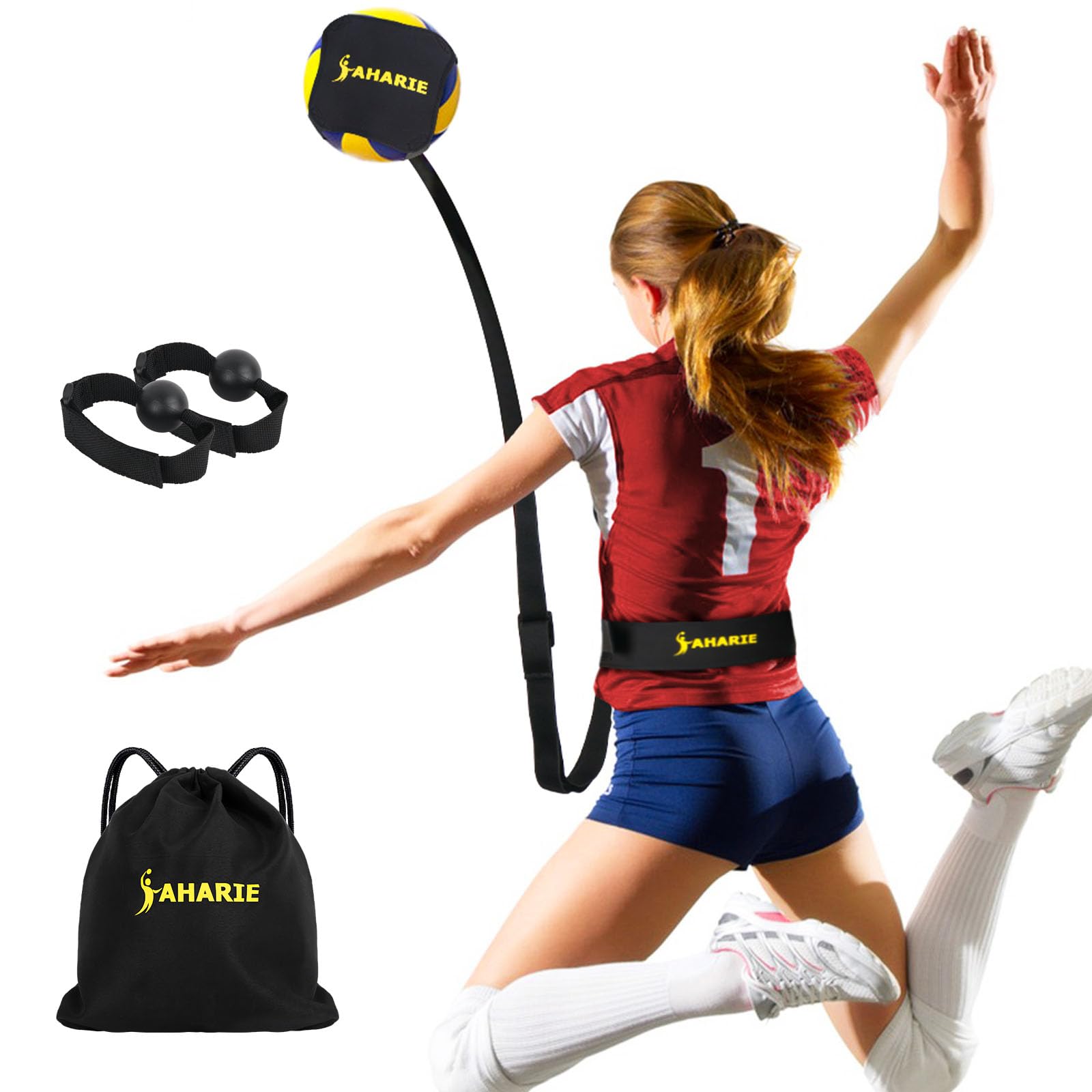 Volleyball Training Equipment Aid,Solo Volleyball Serve Spike Trainer ...