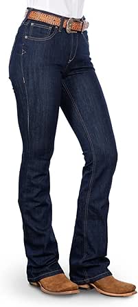 ARIAT Rod's Exclusive High Rise Bootcut Jean, Dark Wash, 25 at Amazon ...