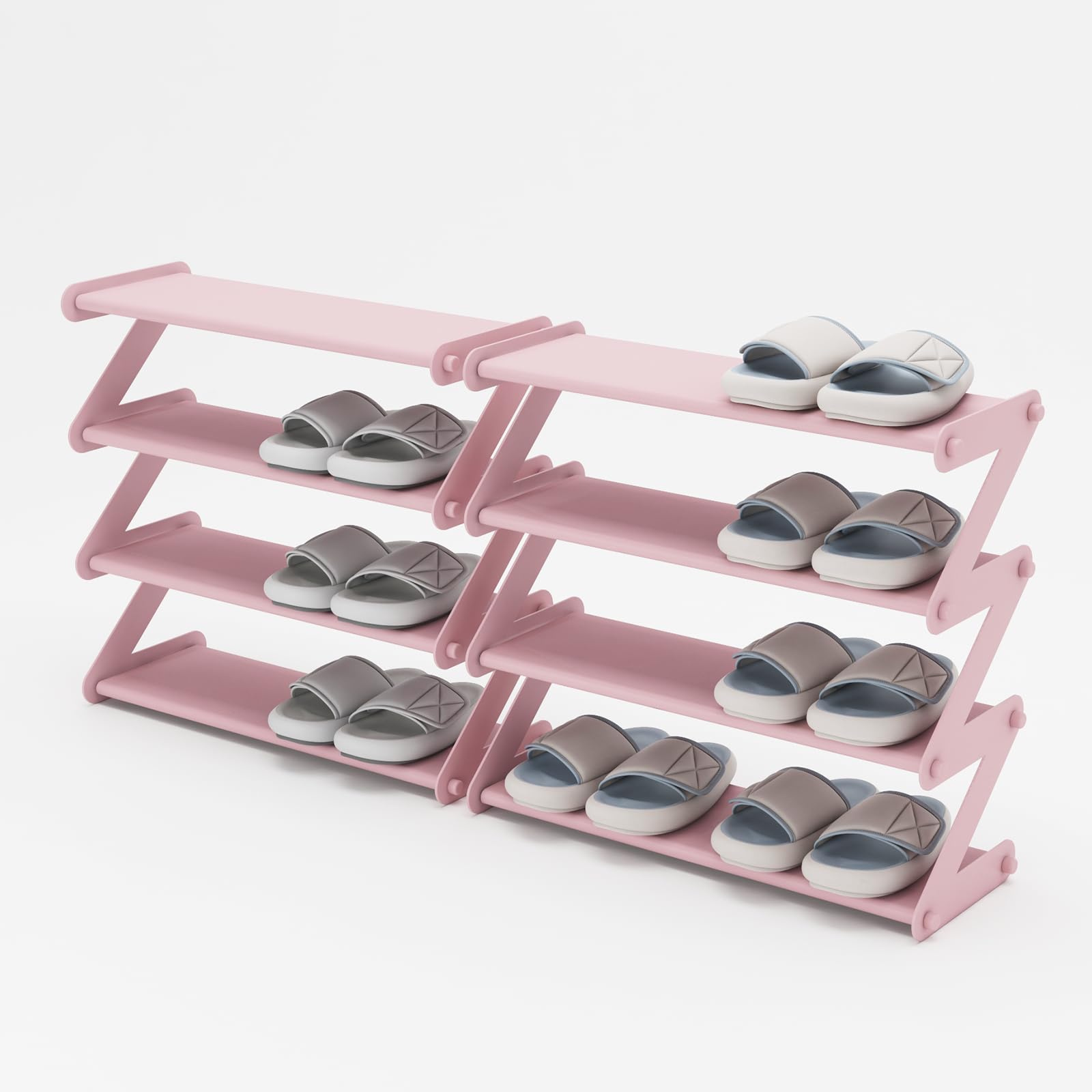 Amazon.com: BOOMWAY MAR 2 Packes Mini Shoe Rack, Organize Your Little ...