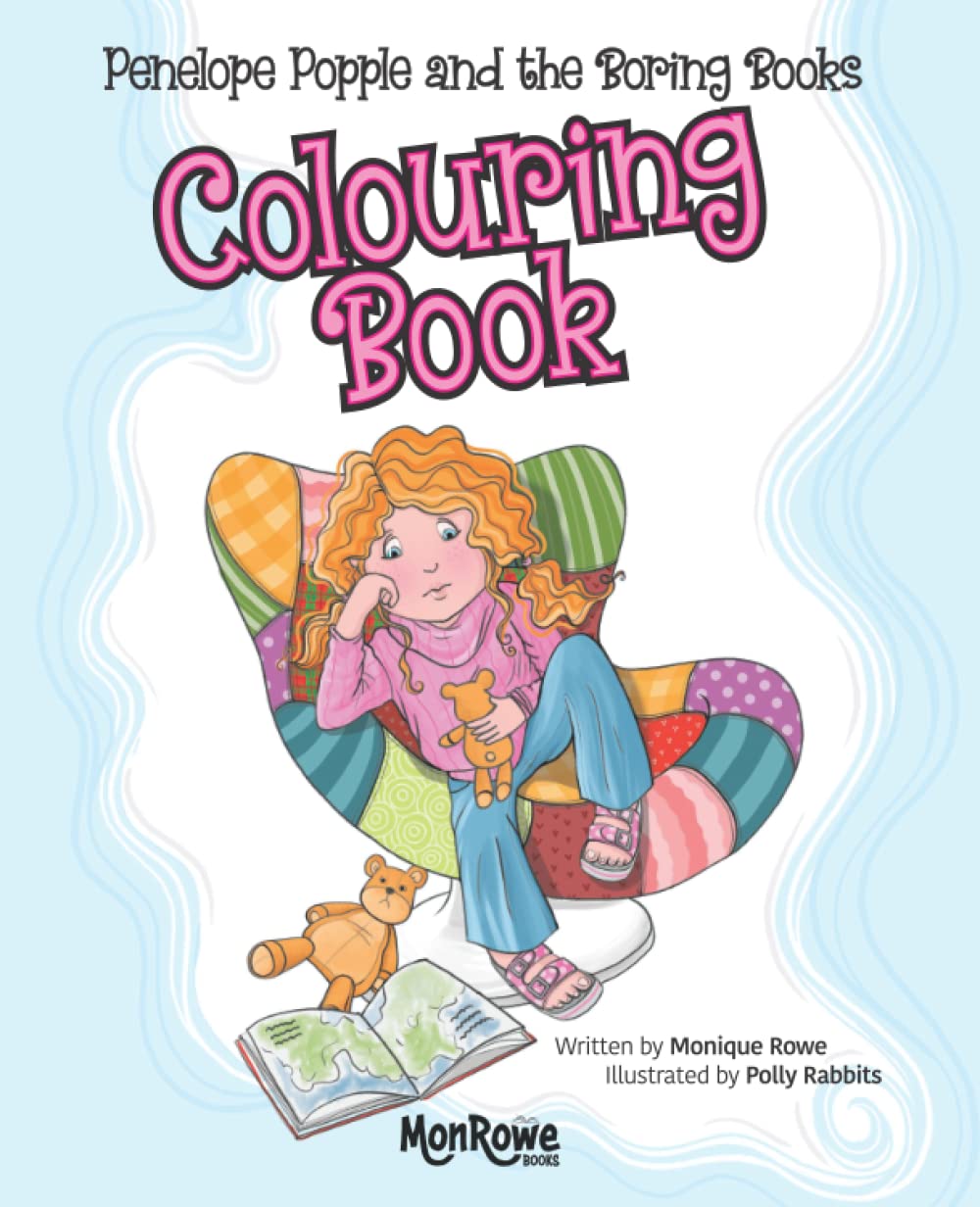 Penelope Popple and the Boring Books - Colouring Book: Amazon.co.uk ...