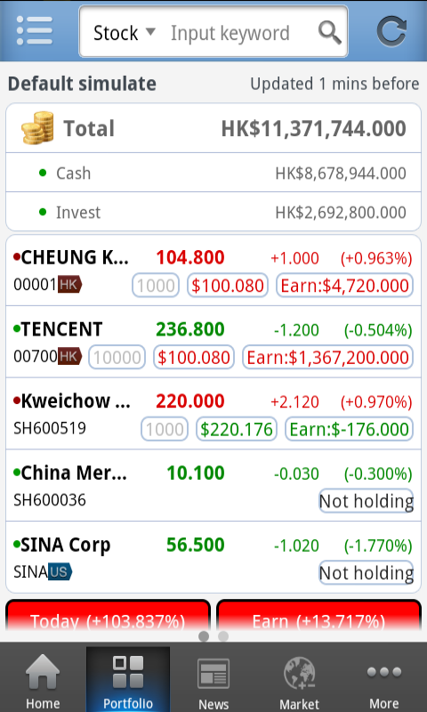 Stock+ (Realtime Stock Quotes and News/Twitters) - App on Amazon Appstore