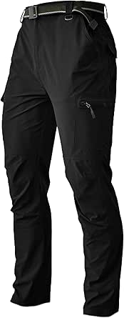 Amazon.com: Pantalones de senderismo tipo cargo para hombre, ligeros ...