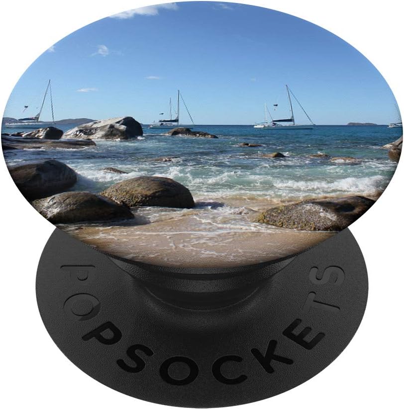 Amazon.com: BVI Sailing Boats anchoring off Virgin Gorda Beach ...