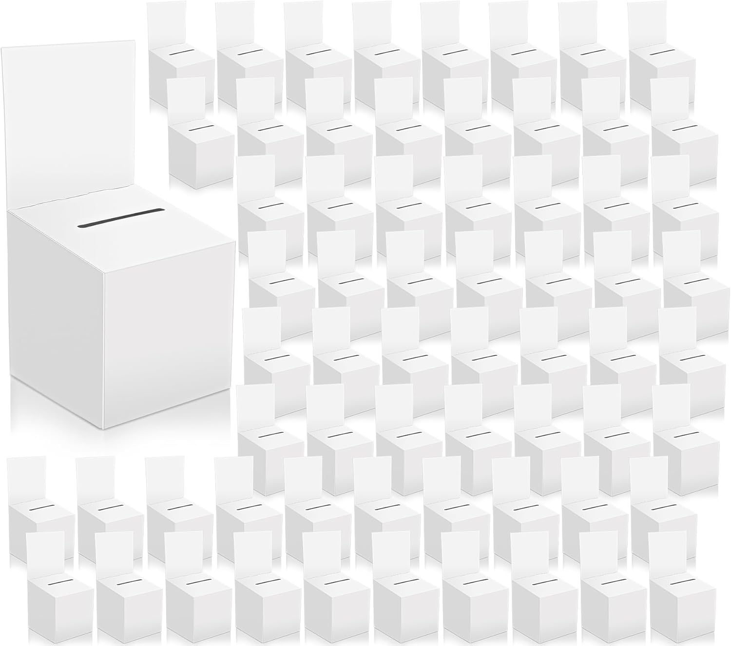 Amazon.com: MOJIEZUO 96 Pack Raffle Box Donation for Fundraising ...