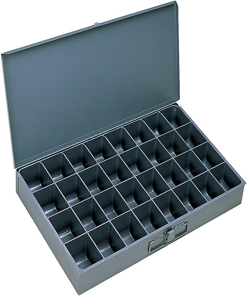 DURHAM Compartment Box - 13-1/4 x9-1/4 x2" - (13) Compartments - With ...