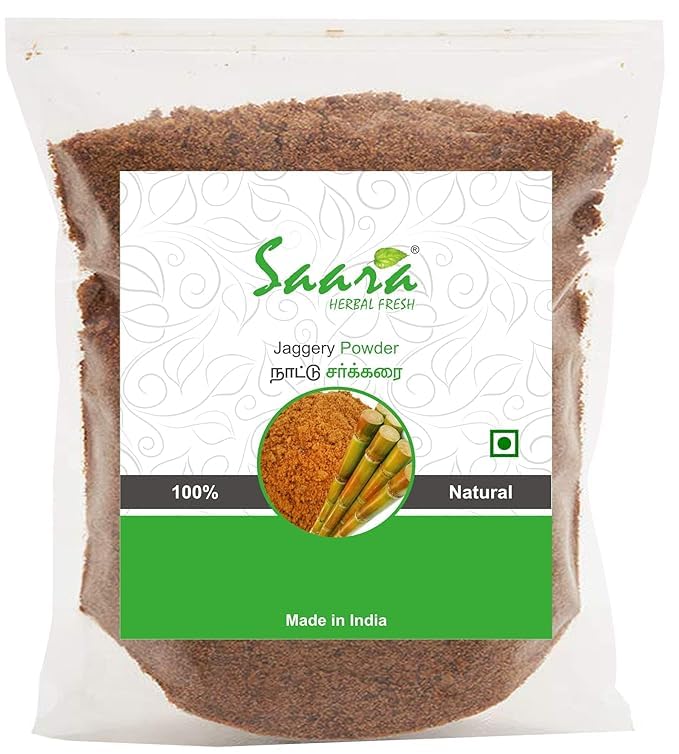 Saara HERBAL FRESH Pure Country Sugar Powder, 1Kg, Nattu Sakkarai ...