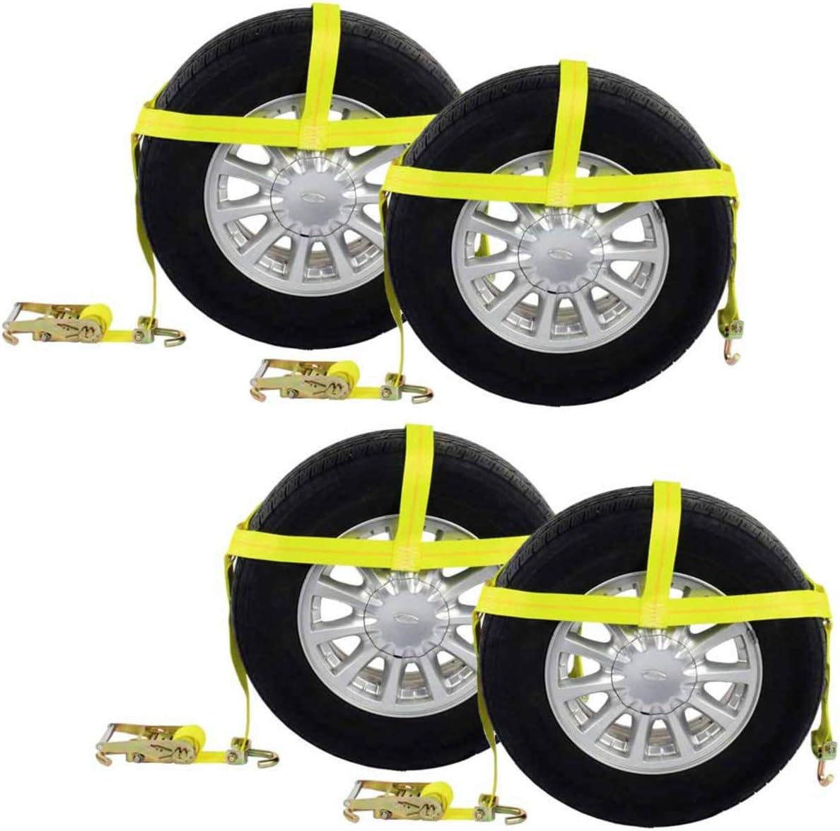 Amazon.com: US Cargo Control Wheel Bonnet with Swivel Hooks and Ratchet ...