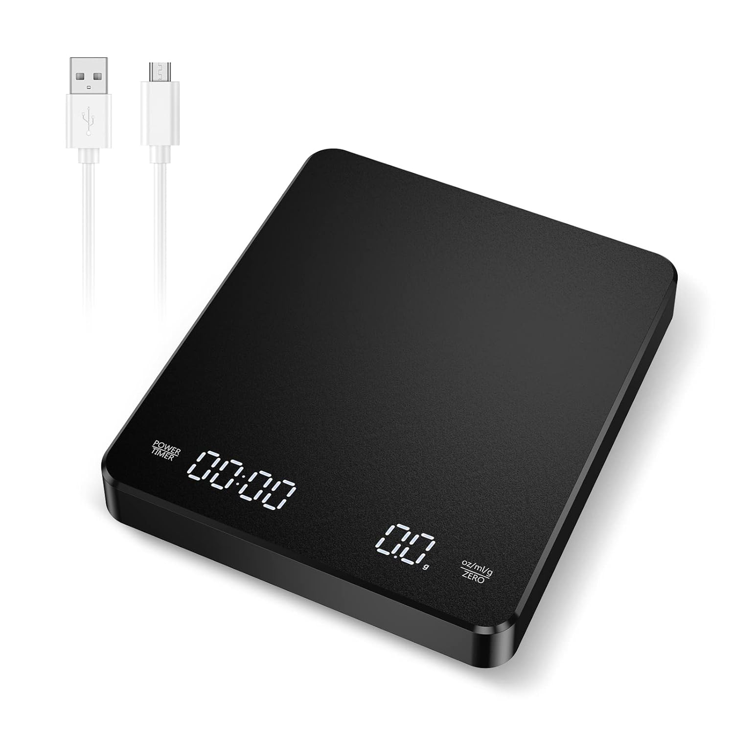 Amazon.com: ORIA Digital Coffee Scale, Coffee Scale with Timer, 3kg/0.1g Rechargeable Drip ...