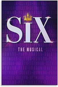 Amazon.com: generic Six Musical Poster Print，Music Movie Poster Canvas ...