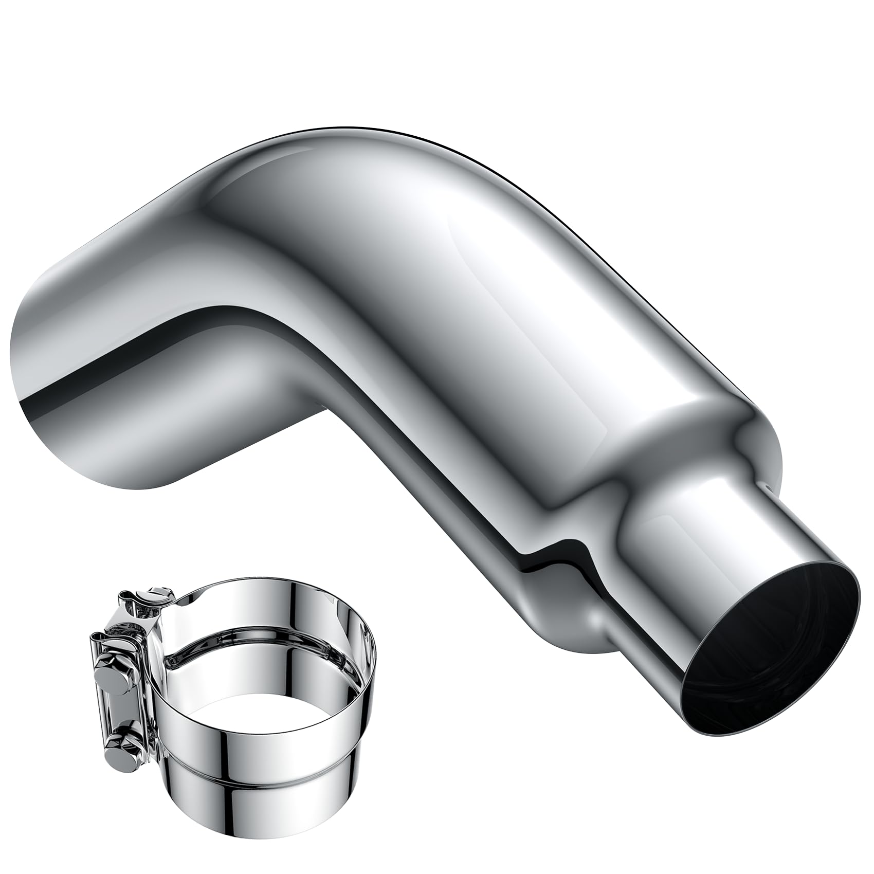 Snapklik.com : JY PERFORMANCE 4 Inch (ID) Diesel Exhaust Tip Elbow Tip ...