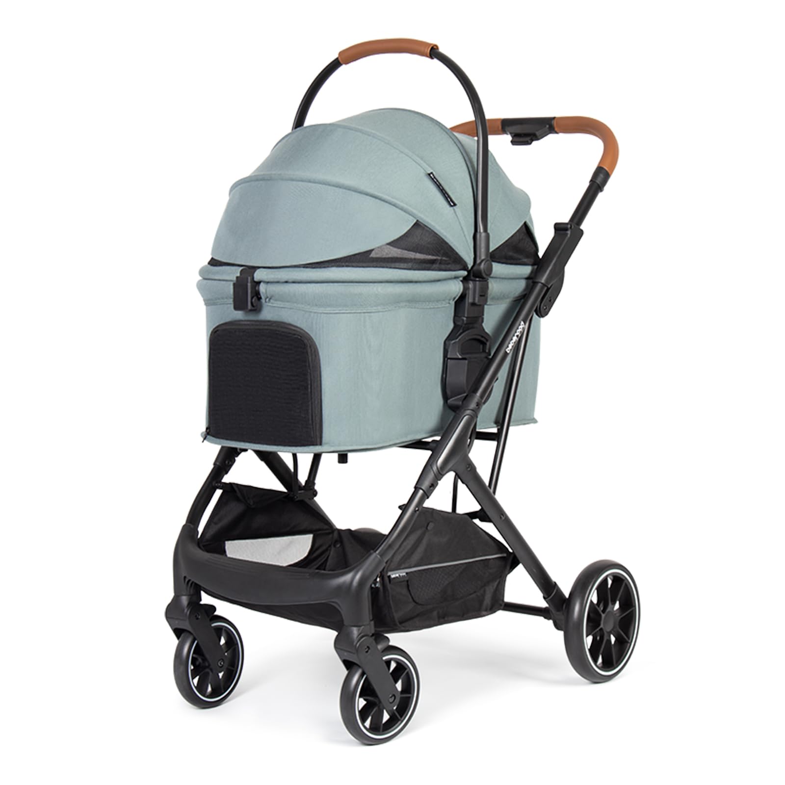 Amazon.co.jp: BEBEROAD PETS T6 ペットカート ペットカート 分離型 小型犬 折りたたみ 4輪 前輪360°回転 ...