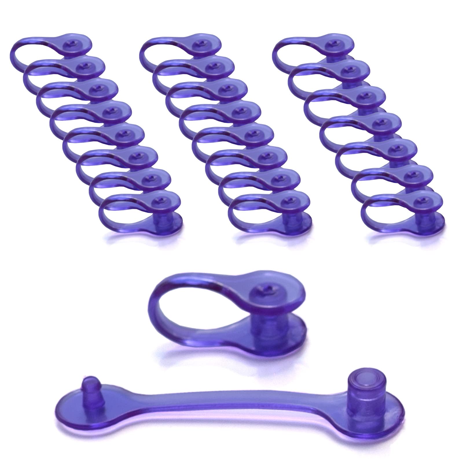 Amazon.com: 25 Pieces The Acrylic Place Plastic Keychain Connector Tab ...