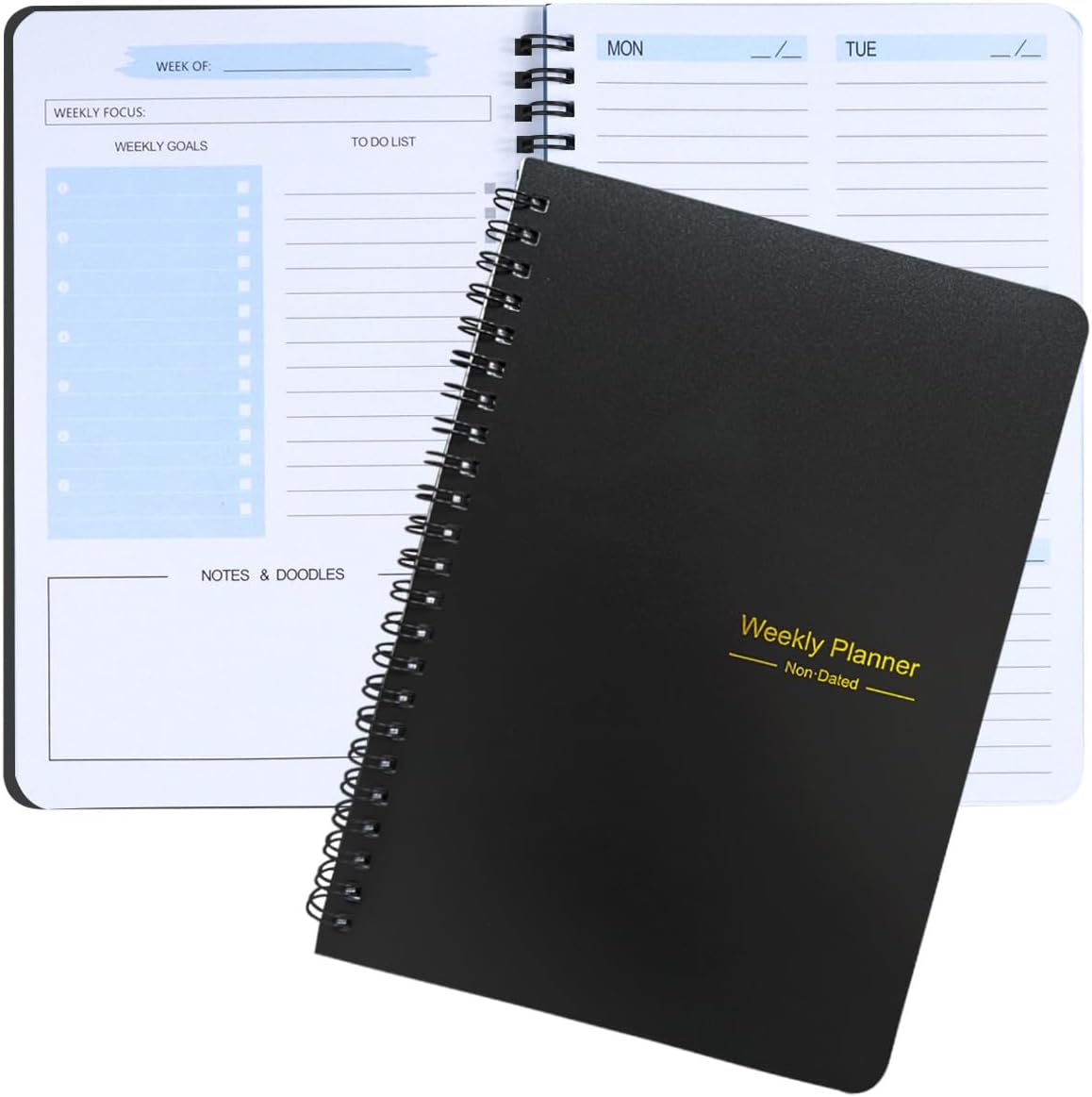 Amazon.com : Undated Planner - Weekly Planner Daily Planner Undated, 52 ...