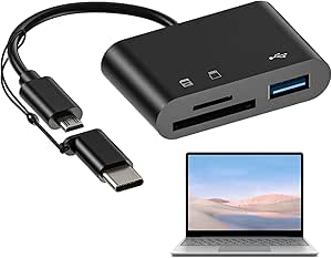 CHIPEL Card Reader, High-Speed USB 3.0 Card Reader, Simultaneously Read ...