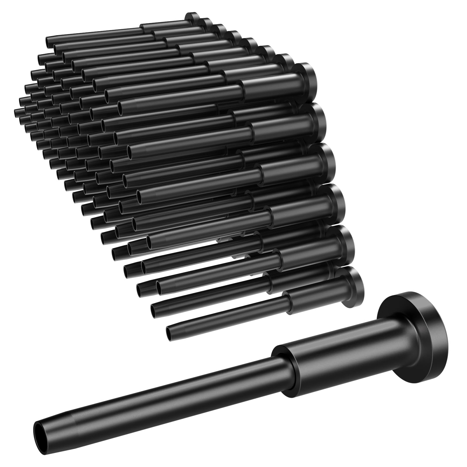 Snapklik.com : BLIKA 80 Pack 1/8" Black Stainless Steel Invisible ...