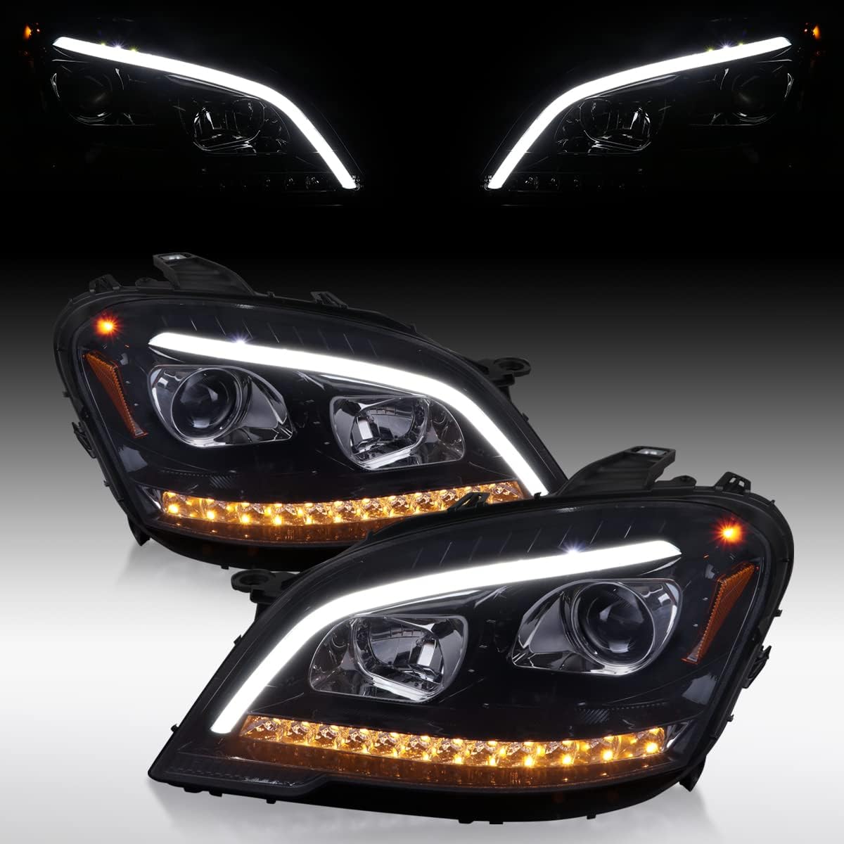 Amazon.com: AUTOZENSATION Compatible with 2009-2011 Mercedes Benz W164 ...