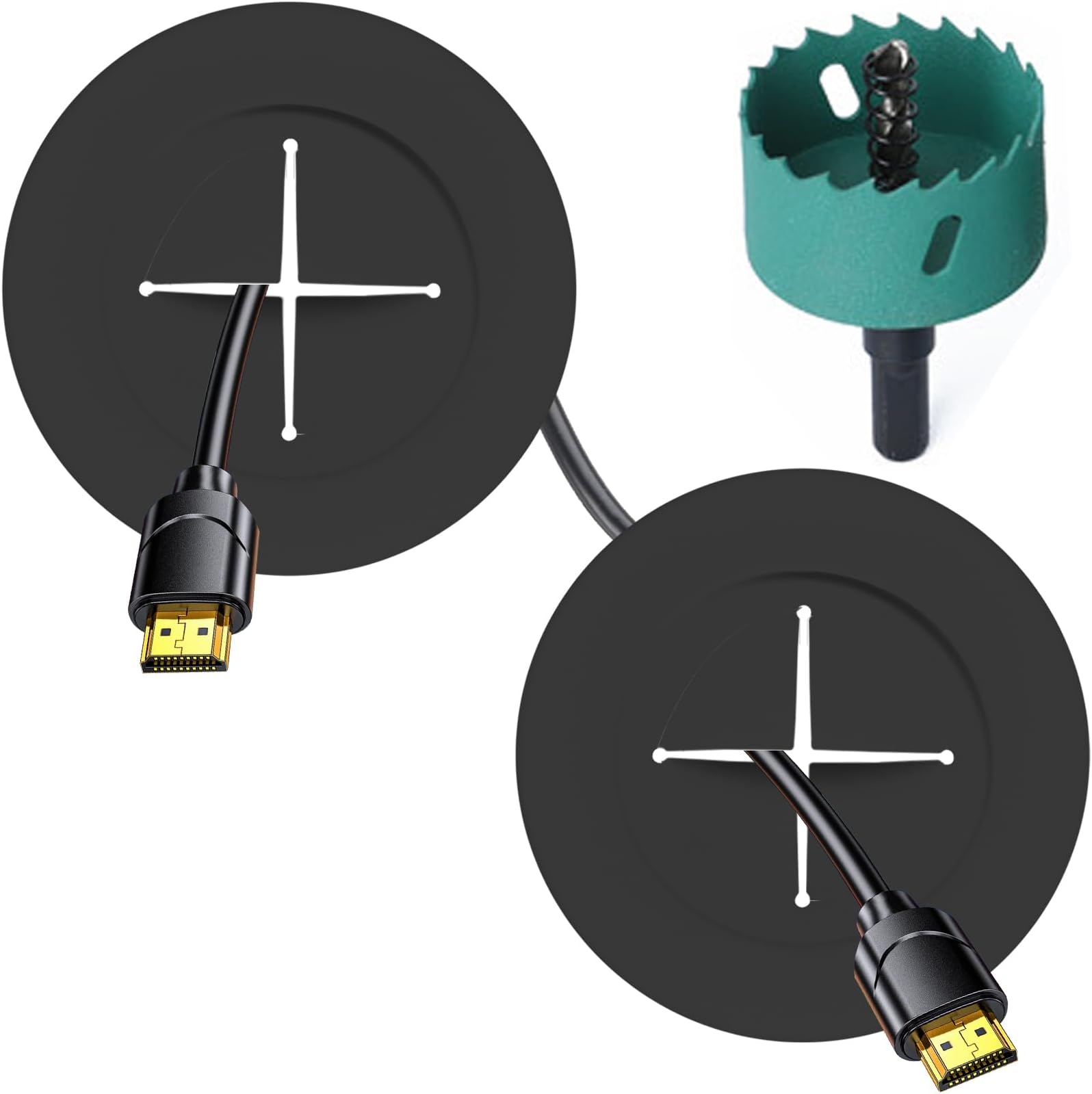 Amazon.com: ECHOGEAR TV Cord Hider - 2.5" Mini in Wall Cable Management ...