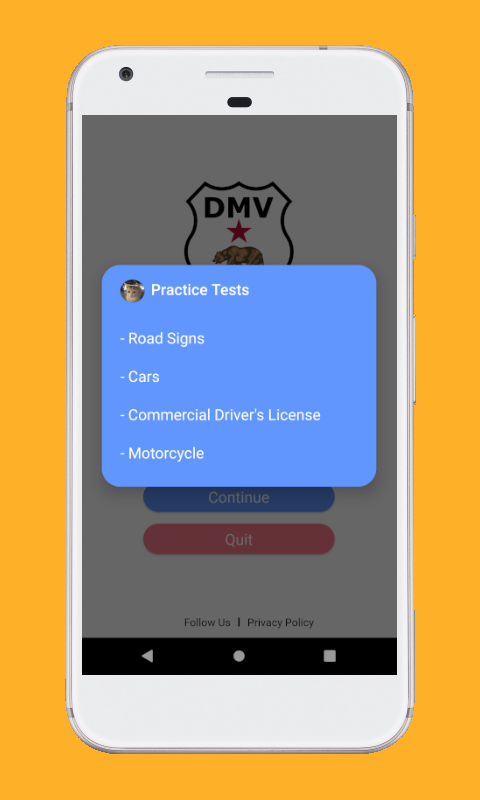 California DMV Test : Car, CDL, Motorcycle:Amazon.com:Appstore for Android