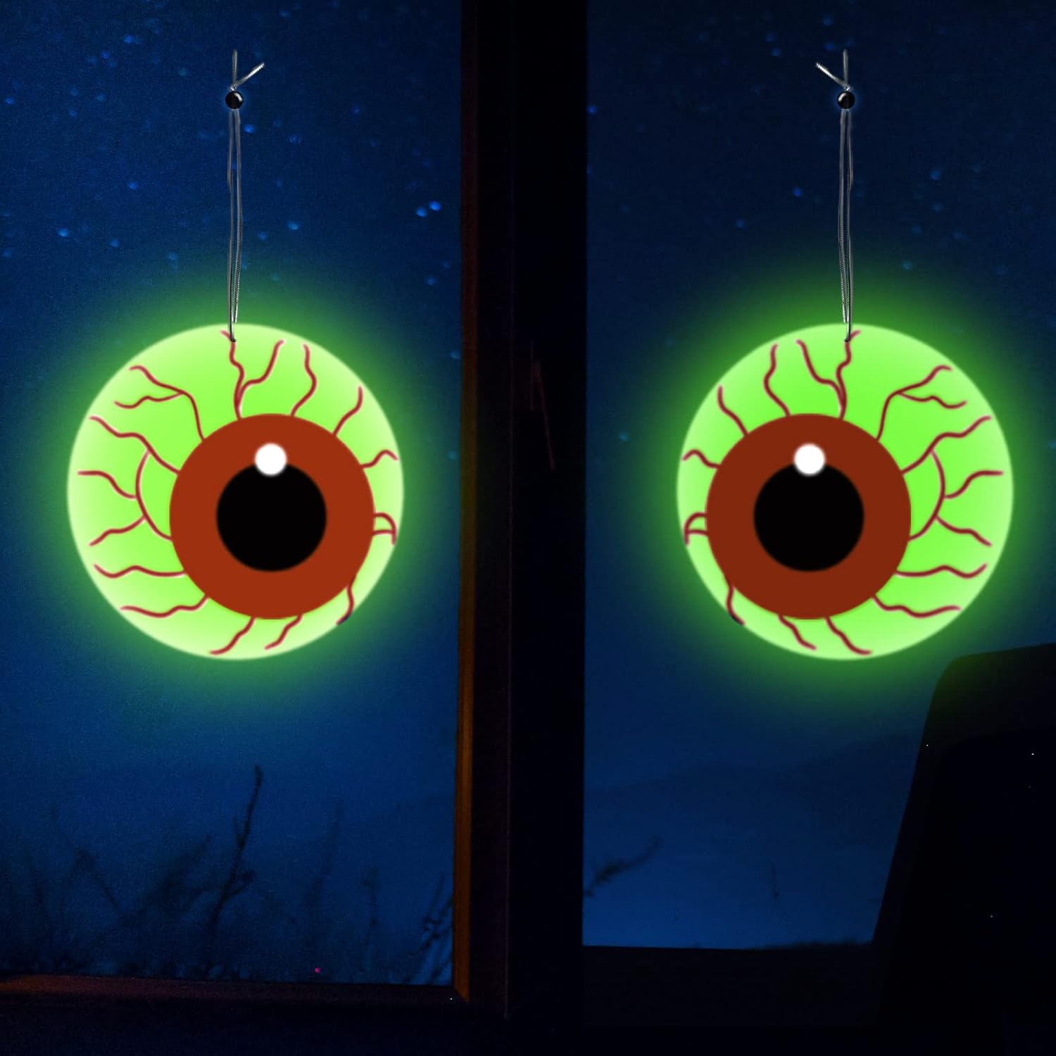 Amazon.com: Halloween Glow Spooky Eyes Indoor Outdoor Decoration in ...