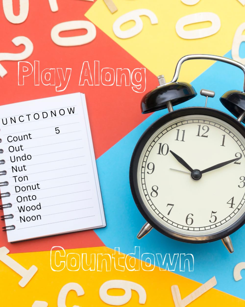 Play Along Countdown: Fun Interactive Fill-in Puzzle Book, 123 pages ...