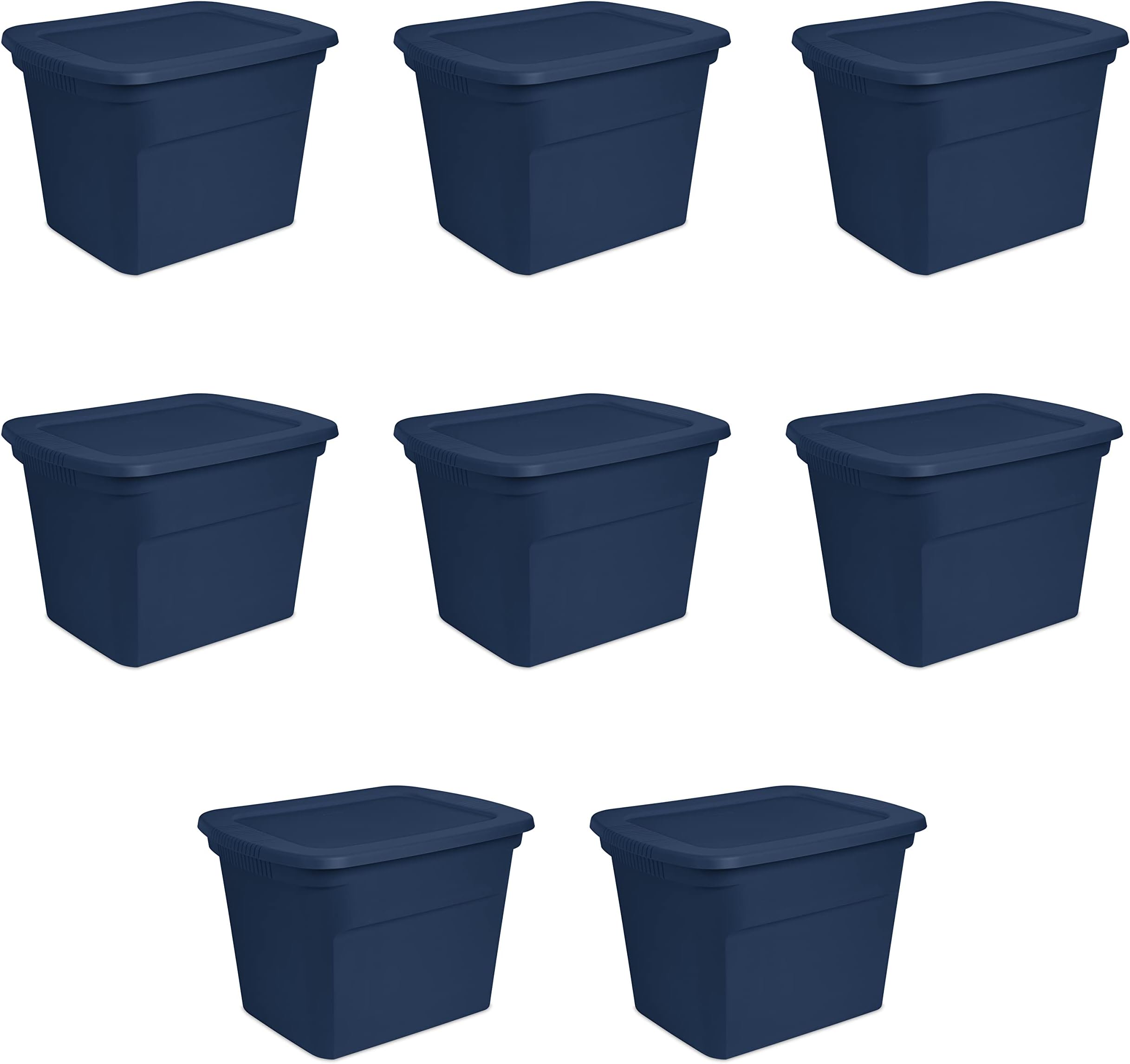 Amazon.com: Rubbermaid ECOSense Storage Containers with Lids, 18 Gal ...
