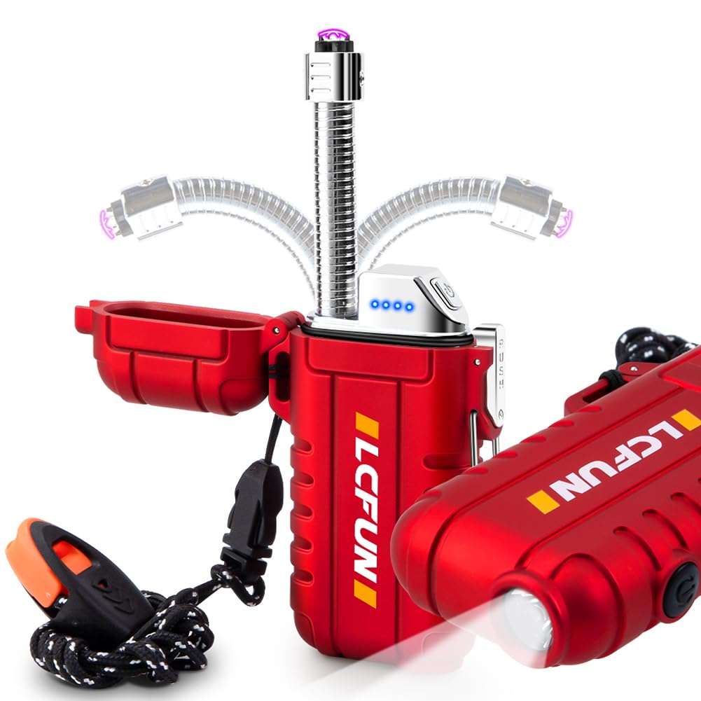 Amazon.com: LcFun Electronic Lighter USB C Rechargeable Lighter Dual ...