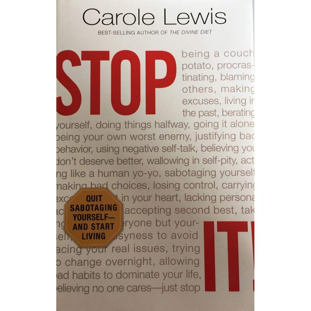 Stop It!: Lewis, Carole: 9780830738397: Amazon.com: Books
