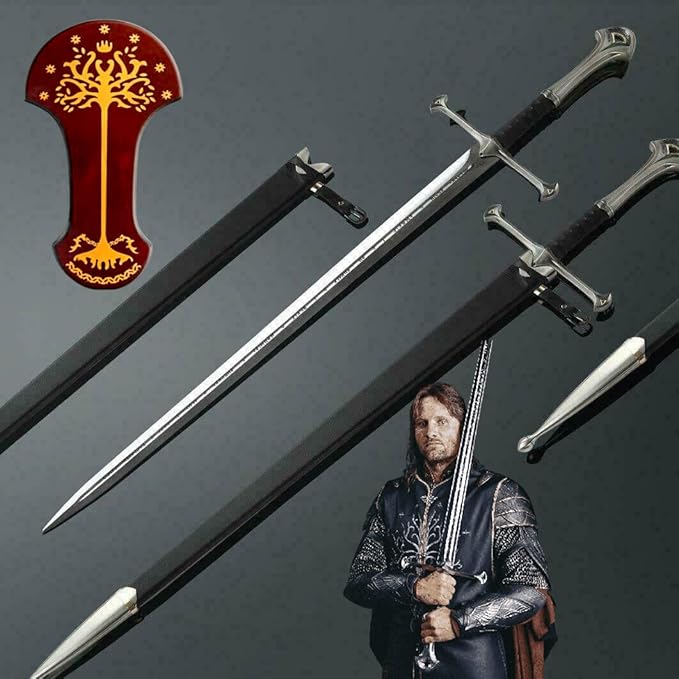 Unique Art Medieval Sword, Lord of The Rings LOTR Anduril Sword of King ...