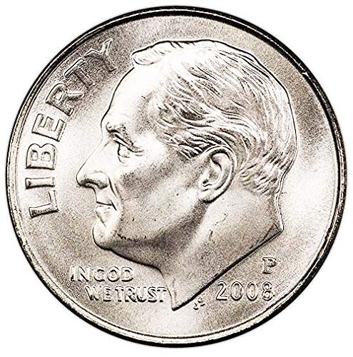 2008 P & D Satin Finish Roosevelt Dime Choice Uncirculated US Mint 2 ...