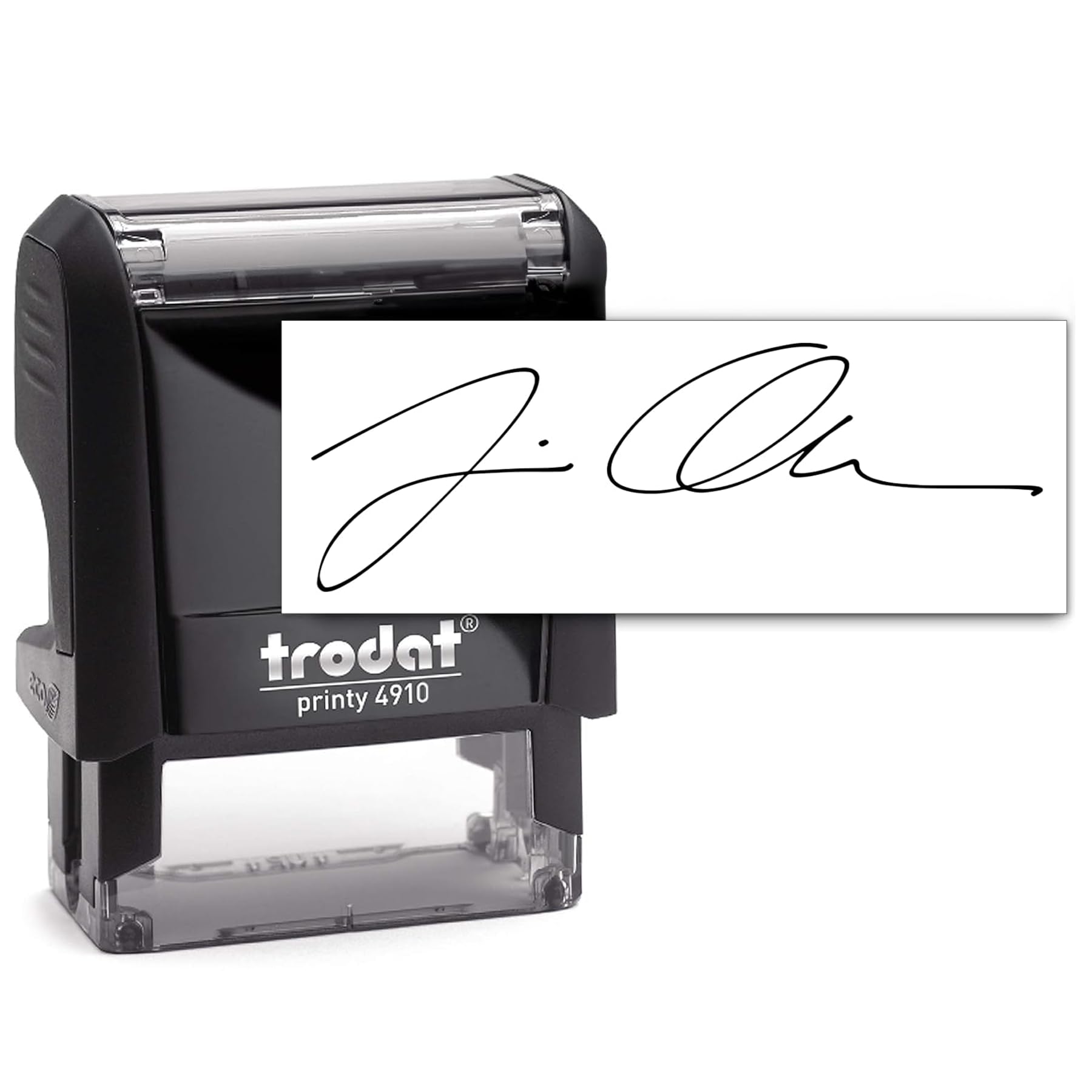 Amazon.com : Trodat 4910 Signature Stamp - Custom Text Stamp - Choose ...