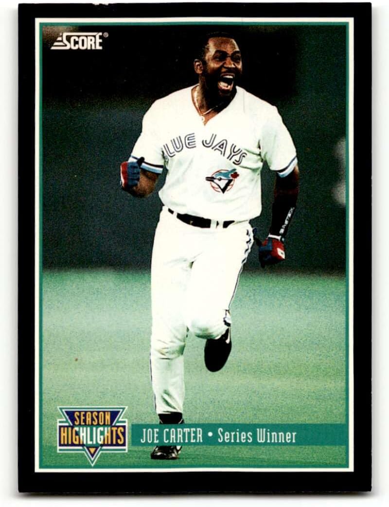 Amazon.com: 1994 Score #625 Joe Carter Toronto Blue Jays Baseball Cards ...
