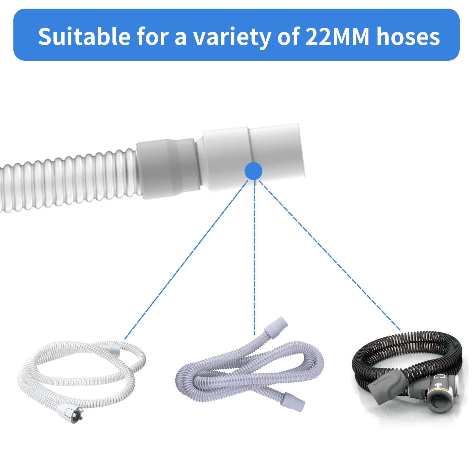 Snapklik.com : CPAP Mask Short Tube Assembly, Replacement Connecting ...
