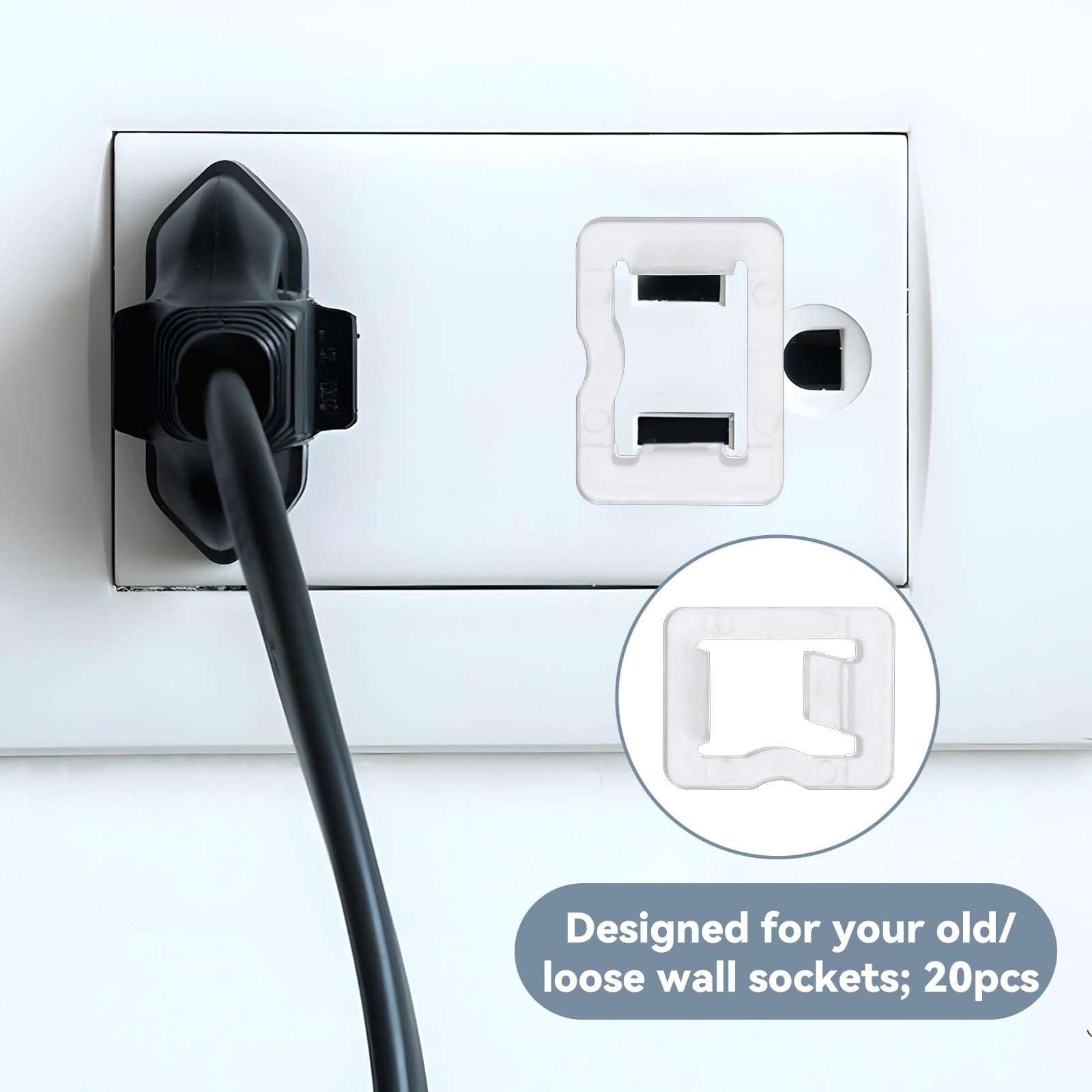 Snapklik.com : 15Pcs Loose Outlet Fix Plug, Wall Socket Fixer ...