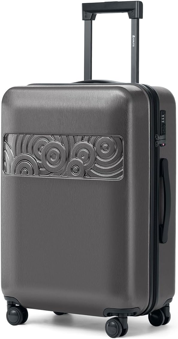 Krute Luggage with Spinner Wheels, ABS PC Hard Shell Lightweight ...